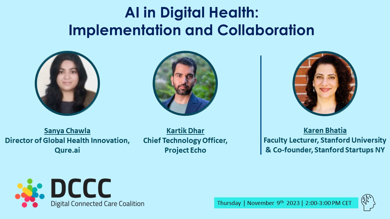 DCCC Call: AI in Digital Health: Implementation and Collaboration - DCCC